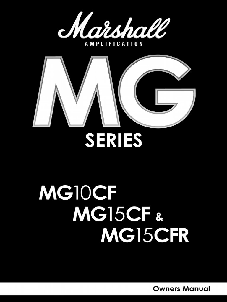 Marshall MG15CF Amplifier Overview | PDF | Amplifier | Electrical ...
