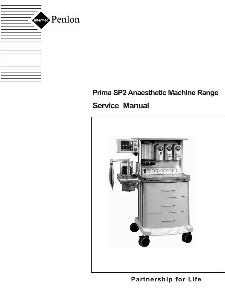 Prima SP2 Service Manual | PDF | Valve | Flow Measurement