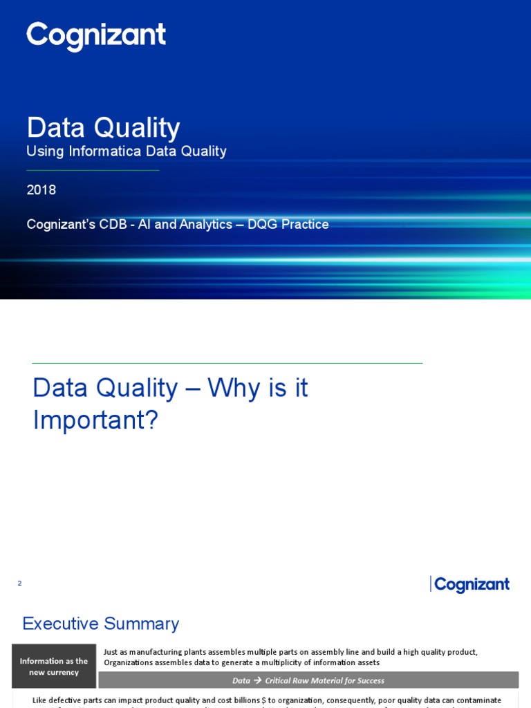 AIA DQG IDQ Approach& Features v1.1 | PDF | Data Quality | Object ...