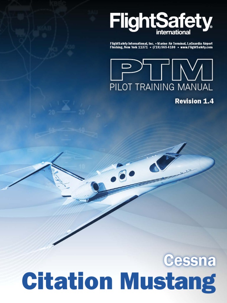 Pilot Training Manual PTM Citation Mustang | PDF | Door | Vehicles