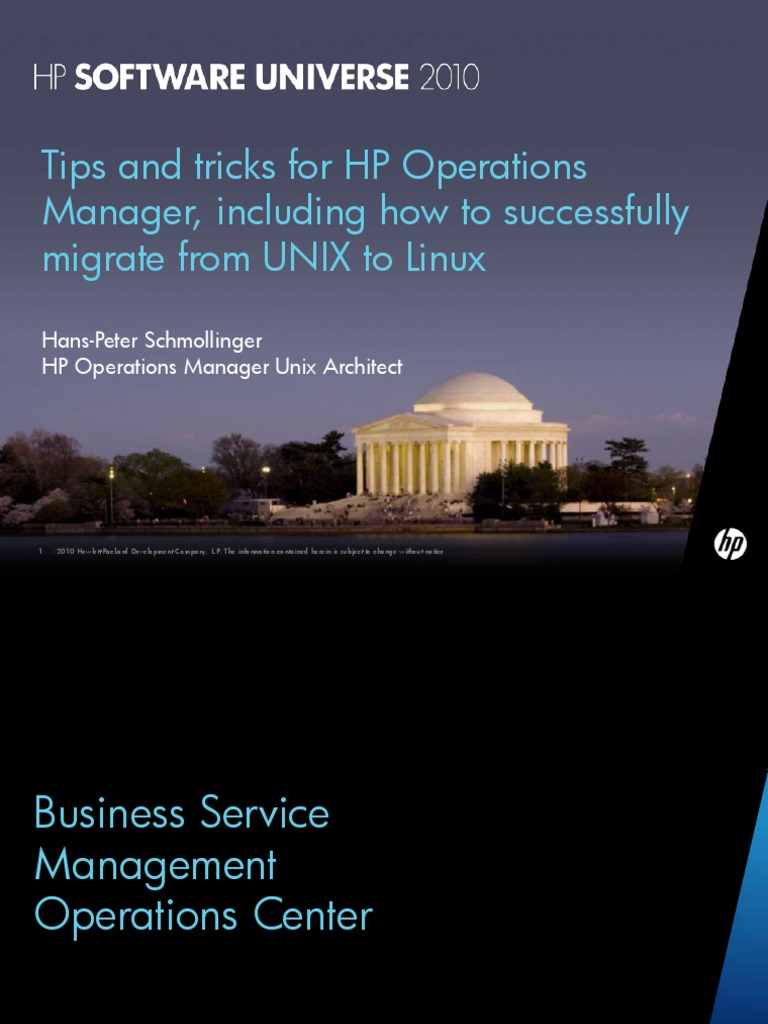 Tips and Tricks For HP Operations | PDF | Scripting Language | Cloud Computing