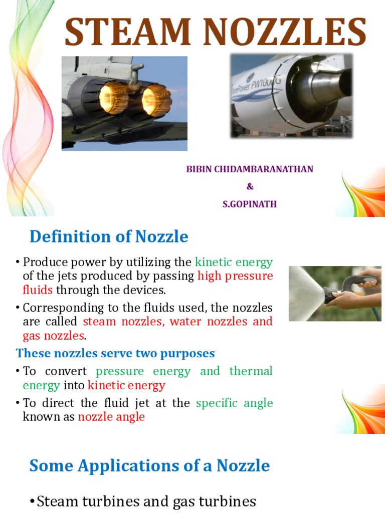 Overview of Steam Nozzles and Types | PDF | Home & Garden | Science ...