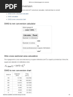BWG/SWG Tube Thickness Conversion Chart | PDF | Manufactured Goods | Nature