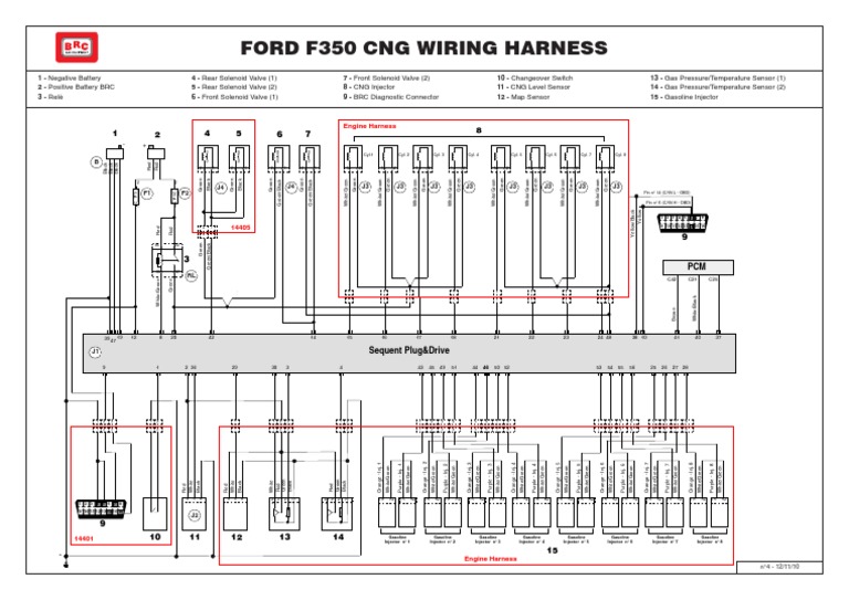Ford F350 CNG Wiring Harness | Download Free PDF | Vehicle Technology ...
