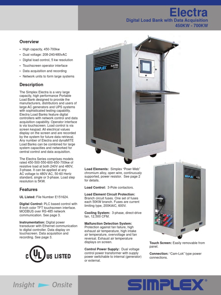 Electra: Insight Onsite | PDF | Touchscreen | Resistor