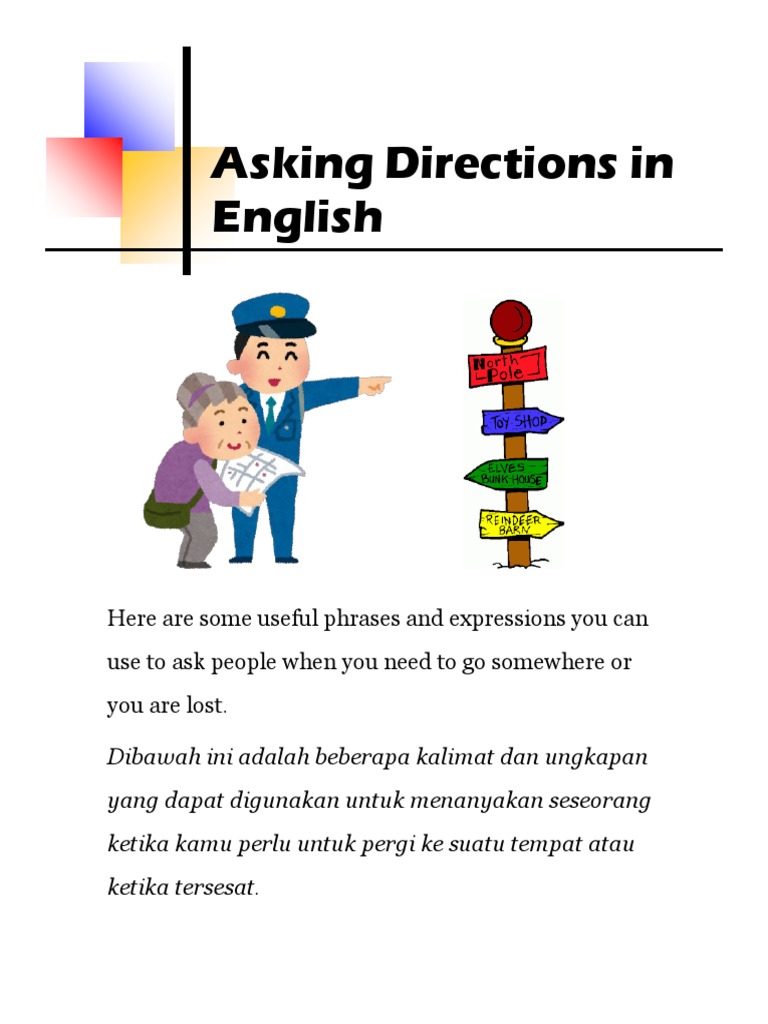 Asking For Directions | PDF | Seni & Disiplin Bahasa