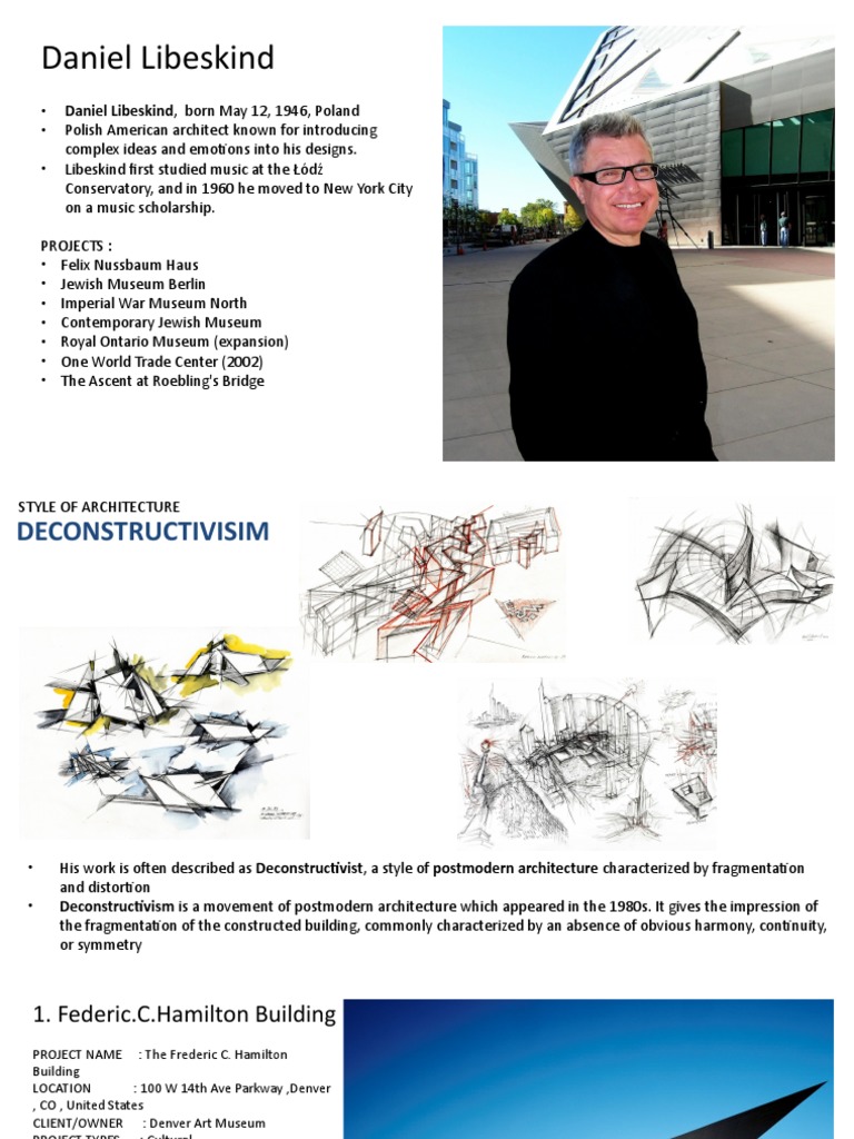 Daniel Libeskind - Architect | PDF | Architectural Design | Architecture