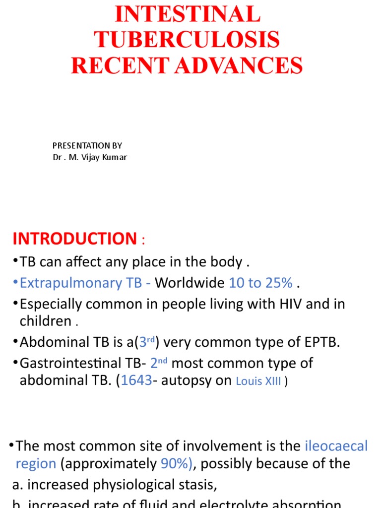 Ileocecal Tuberculosis Insights | PDF | Tuberculosis | Medical Specialties