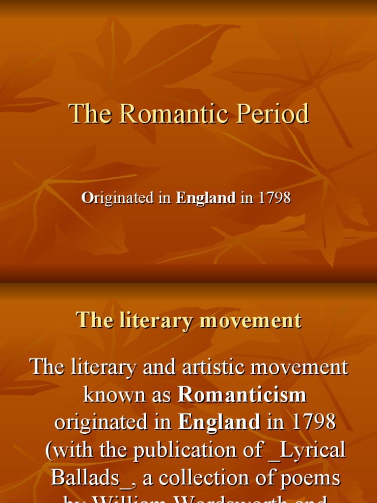 The Romantic Period | Download Free PDF | Romanticism | Romantic Music