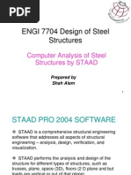 Staad Pro Manual | PDF | Structural Analysis | Truss