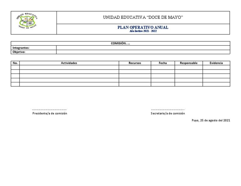 Formato Comisiones | PDF