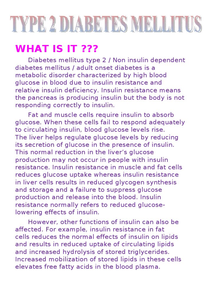 What Is It ??? | PDF | Insulin Resistance | Diabetes Mellitus