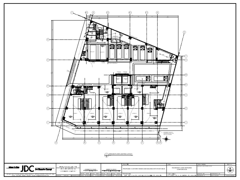 Annotated floor plan document with technical measurements | PDF