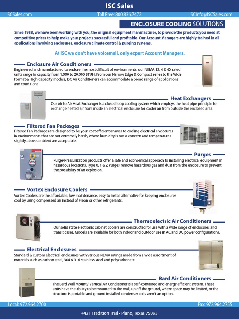 ISC ECC LineSheet | PDF | Air Conditioning | Heat Exchanger