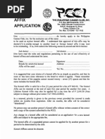 Canine Application | PDF | Dogs