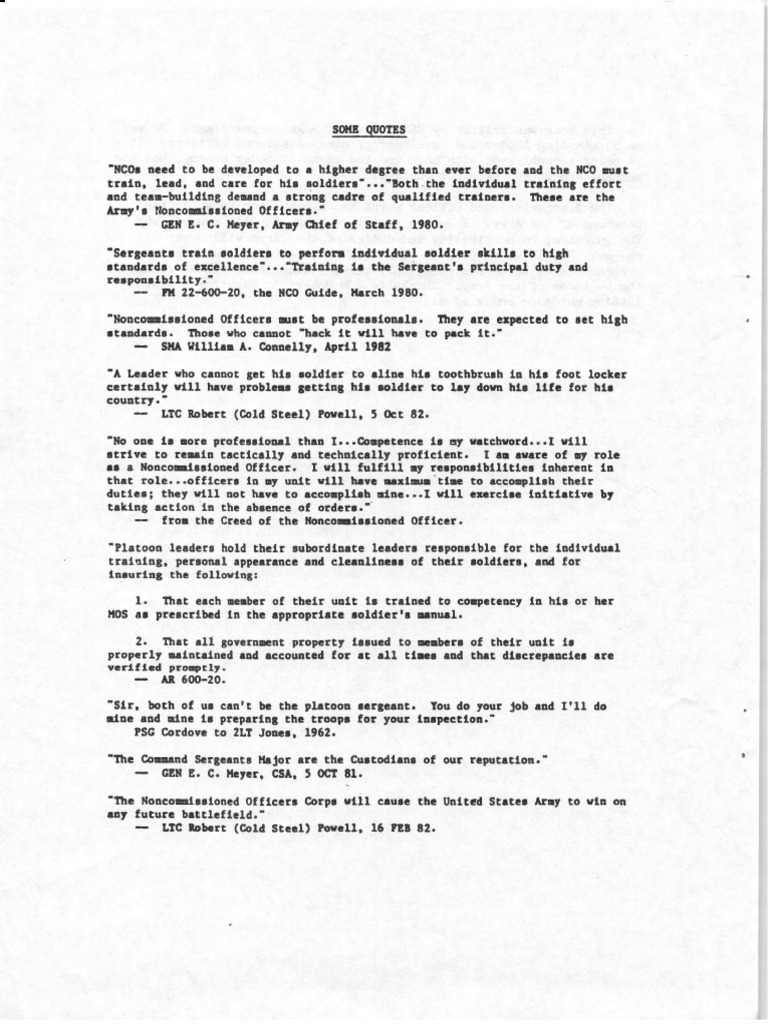 Sergeant's Book (1982) | PDF | Non Commissioned Officer | Sergeant