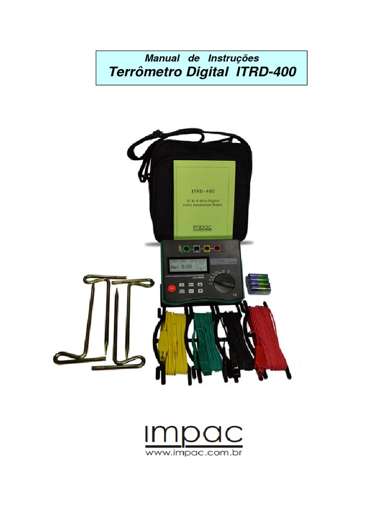 Terrômetro Digital Itrd-400 | PDF
