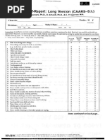 CAARS - Observer Report Short Version | PDF