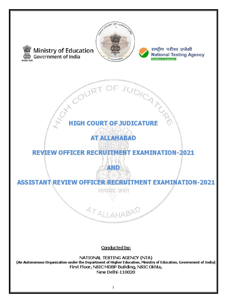 General Procedures/Guidelines/Information for the Review Officer ...