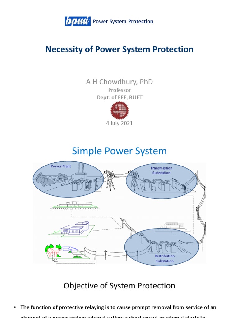 1 - Necessity of Power System Protection | PDF | Insulator (Electricity ...