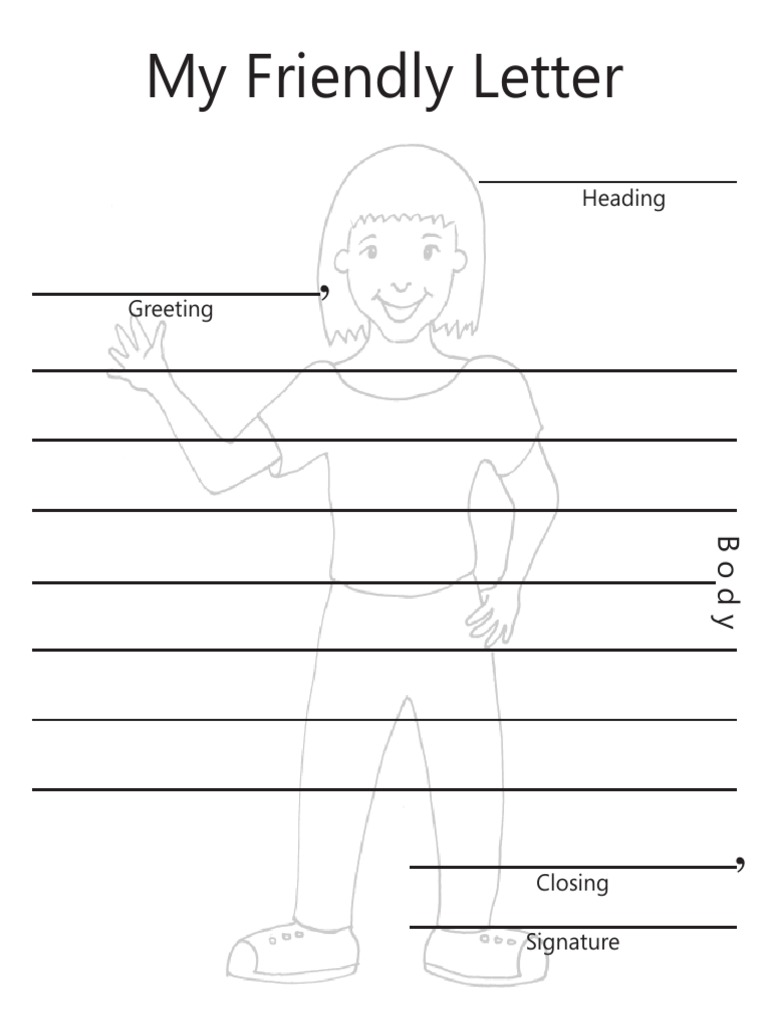 Friendly Letter Format Template | PDF