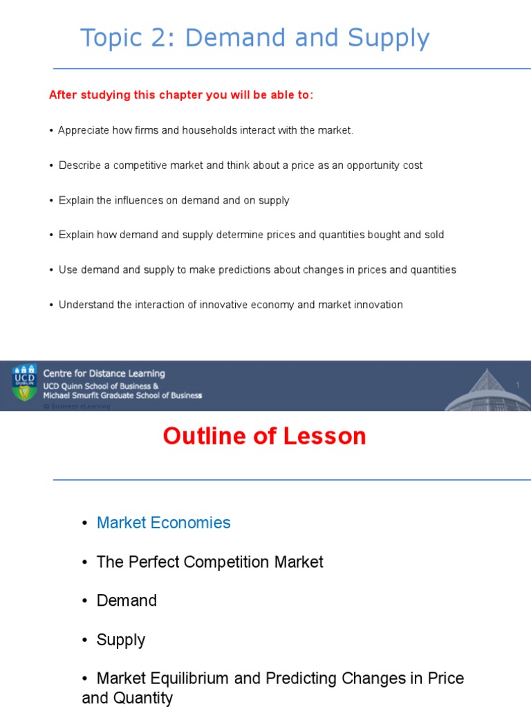 Microsoft - PowerPoint Topic 2 Demand - and - Supply | PDF | Demand ...