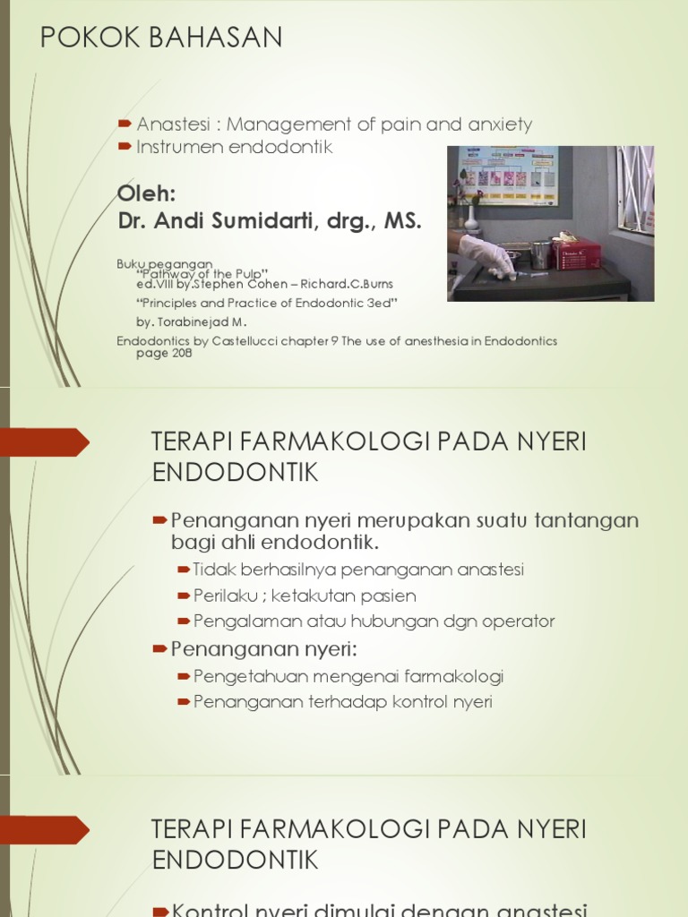 INSTRUMEN ENDODONTIK | PDF