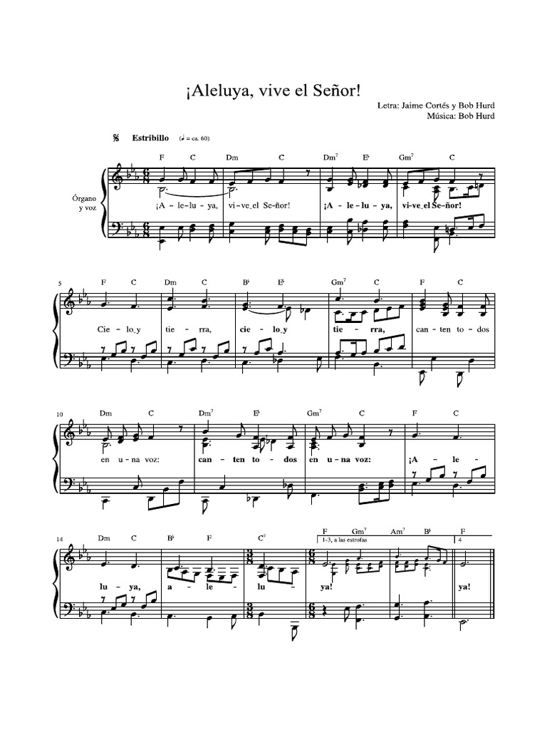 Aleluya, Vive El Señor | PDF