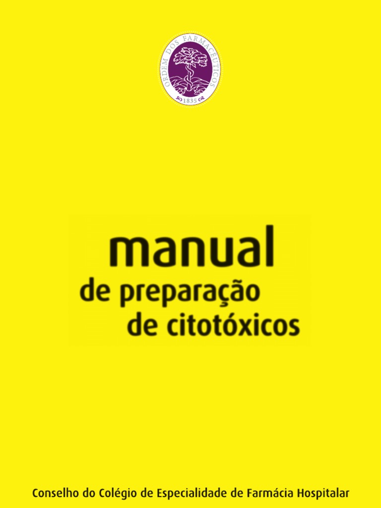 Manual de Preparação de Citotóxicos | PDF | Farmácia | Farmacêutico