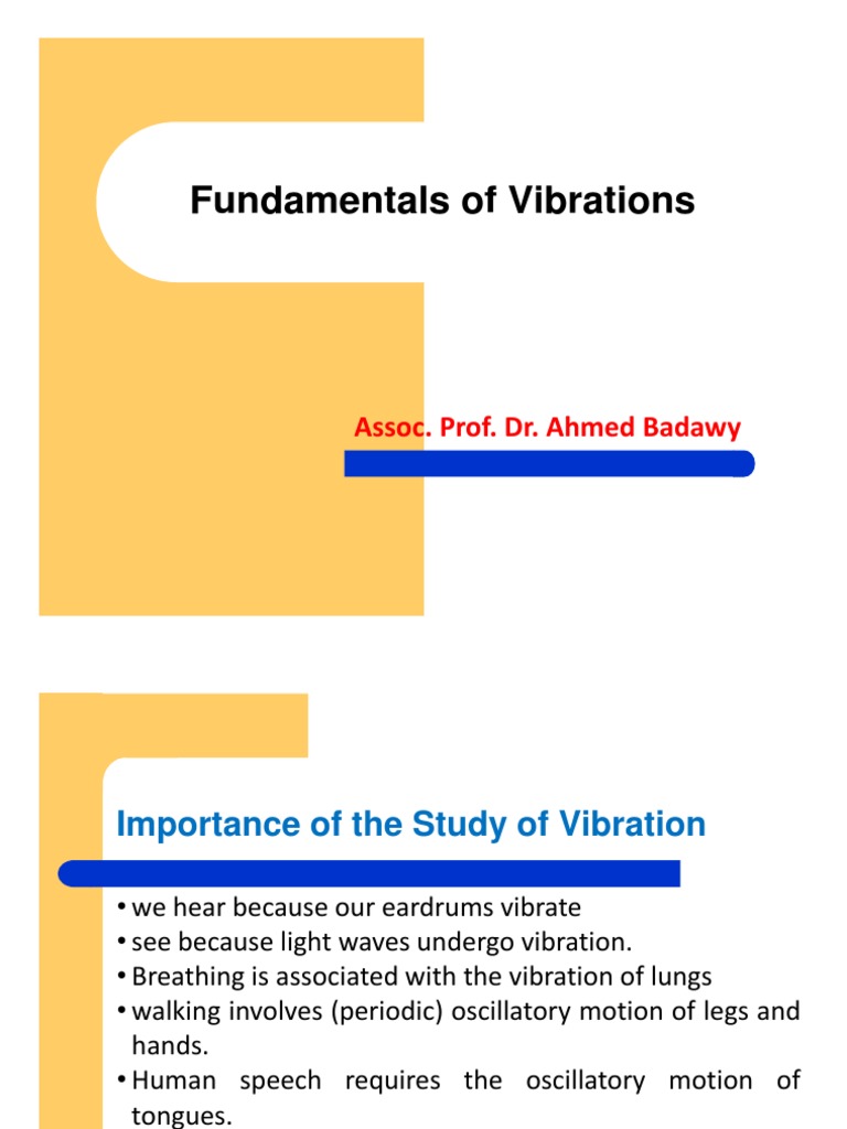Ch.1 Fundamentals of Vibrations | PDF | Damping | Physics