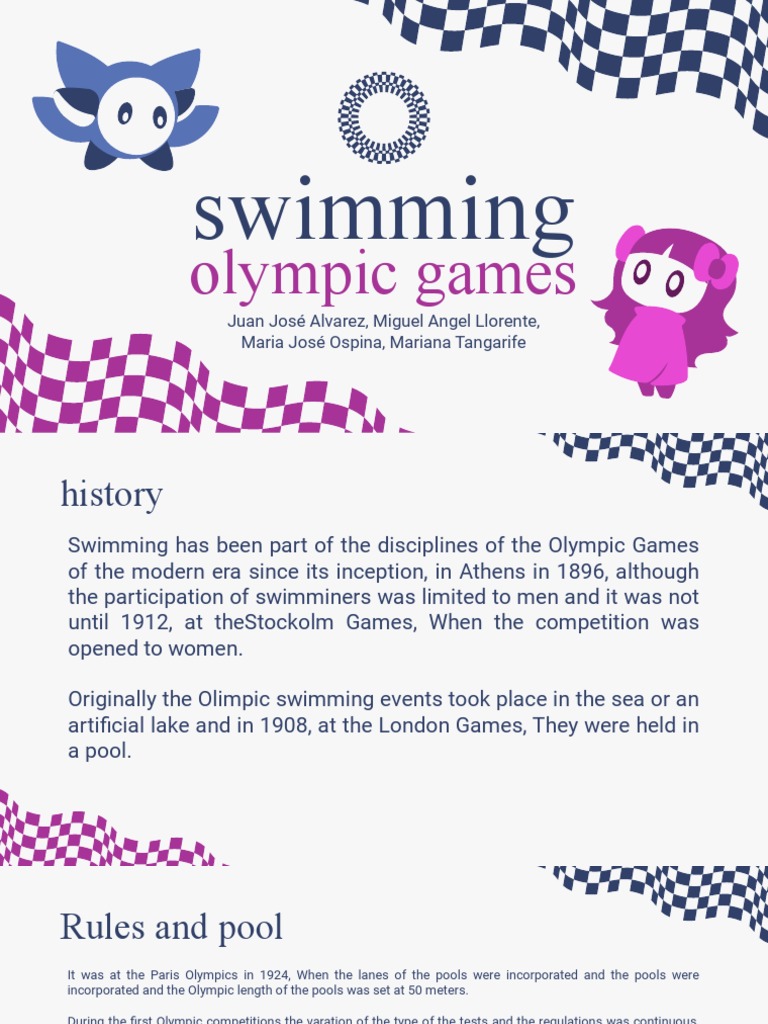 Olympic Swimming History & Facts | PDF | Swimming (Sport) | Olympic Games