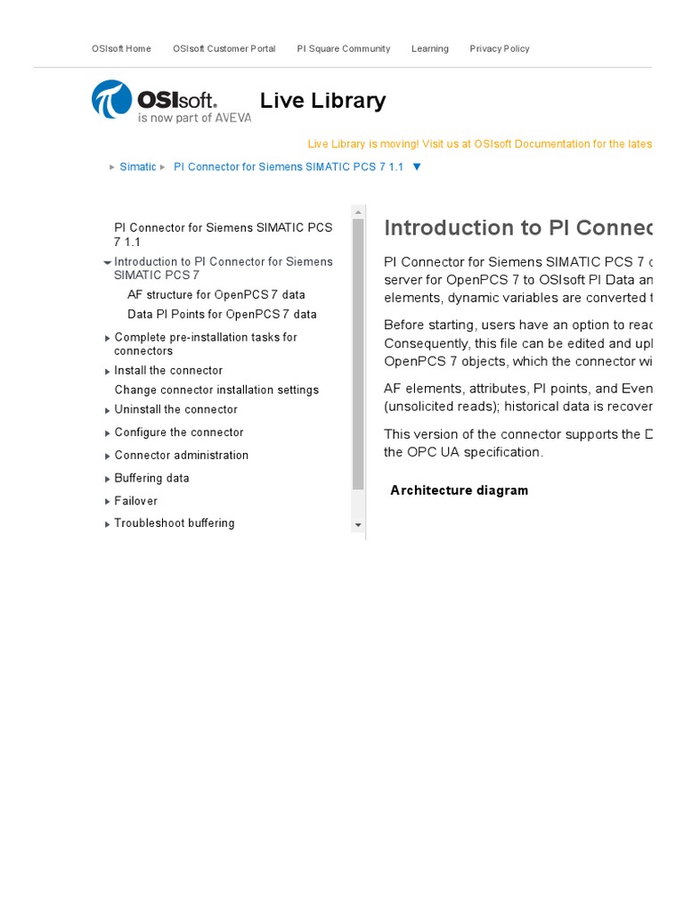 PI Connector For Siemens SIMATIC PCS 7 1.1 | PDF
