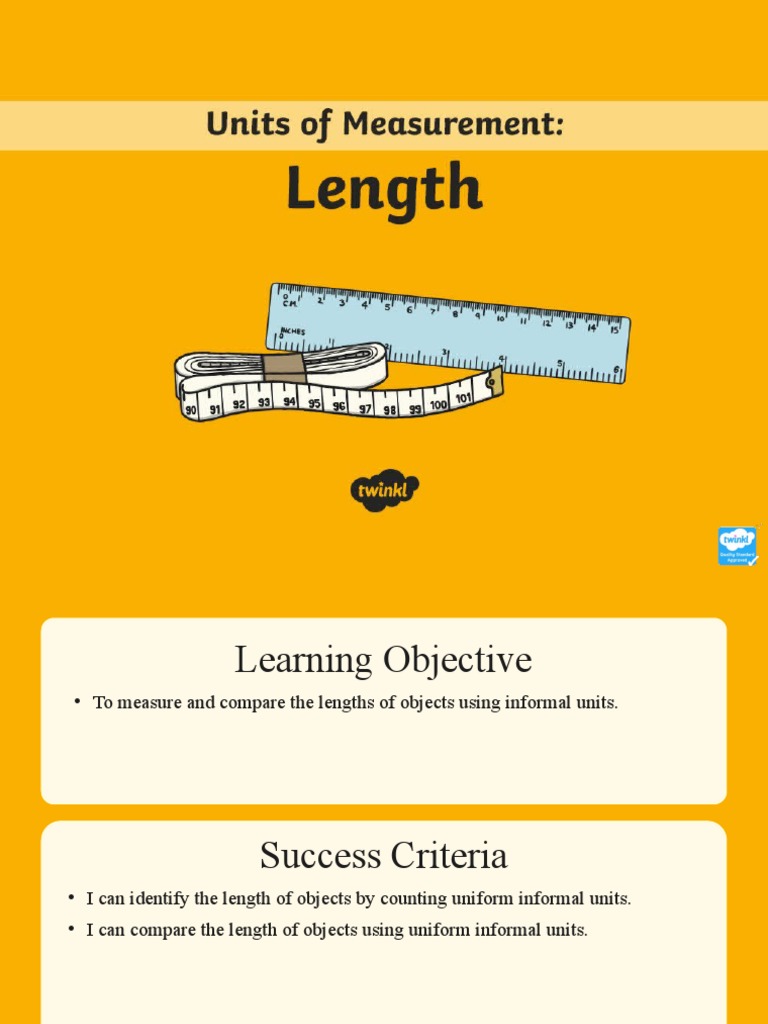 Measuring Length with Informal Units | PDF | Length | Metrology