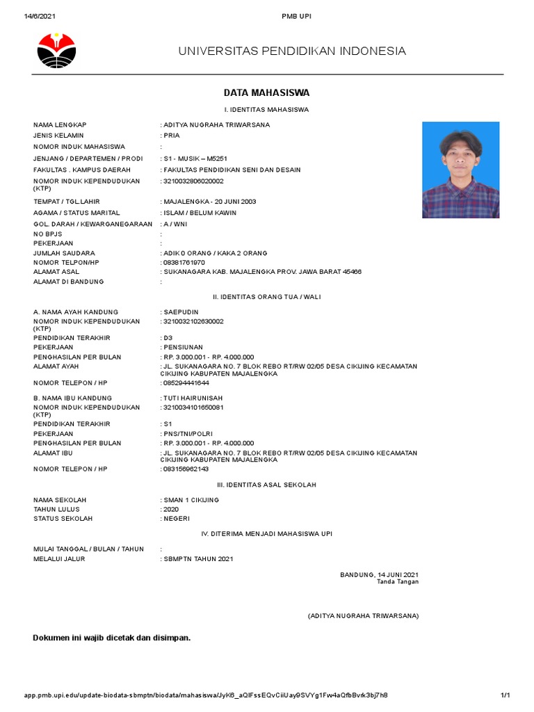 PMB Upi 2 | PDF