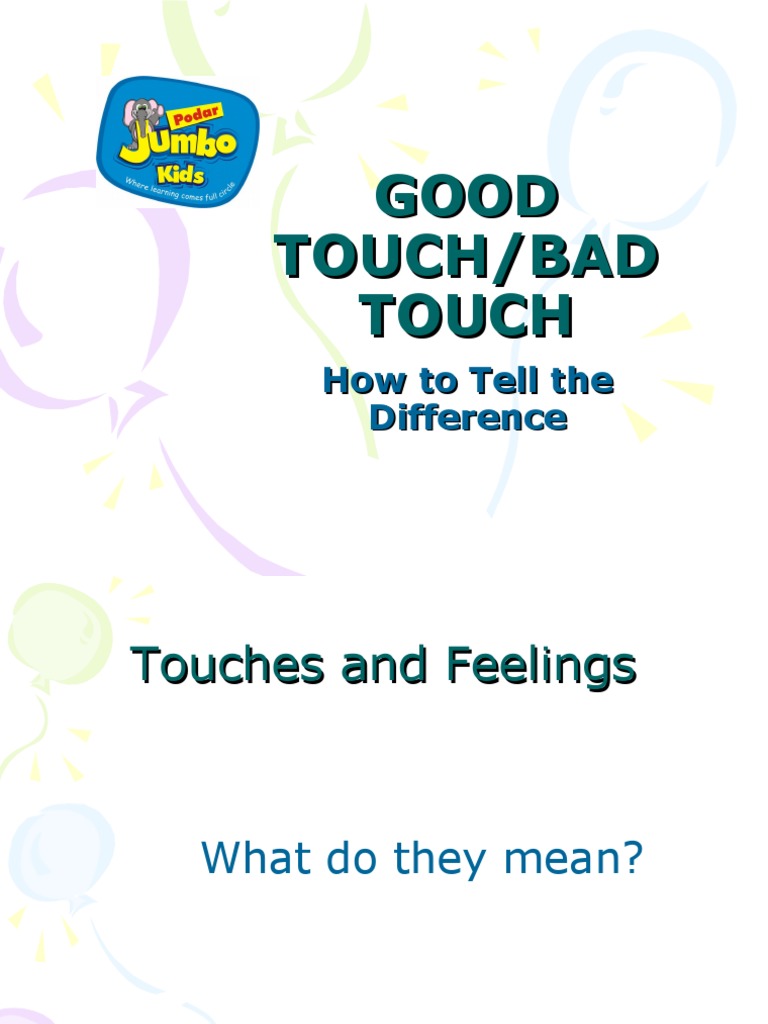 Good Touch-Bad Touch | PDF