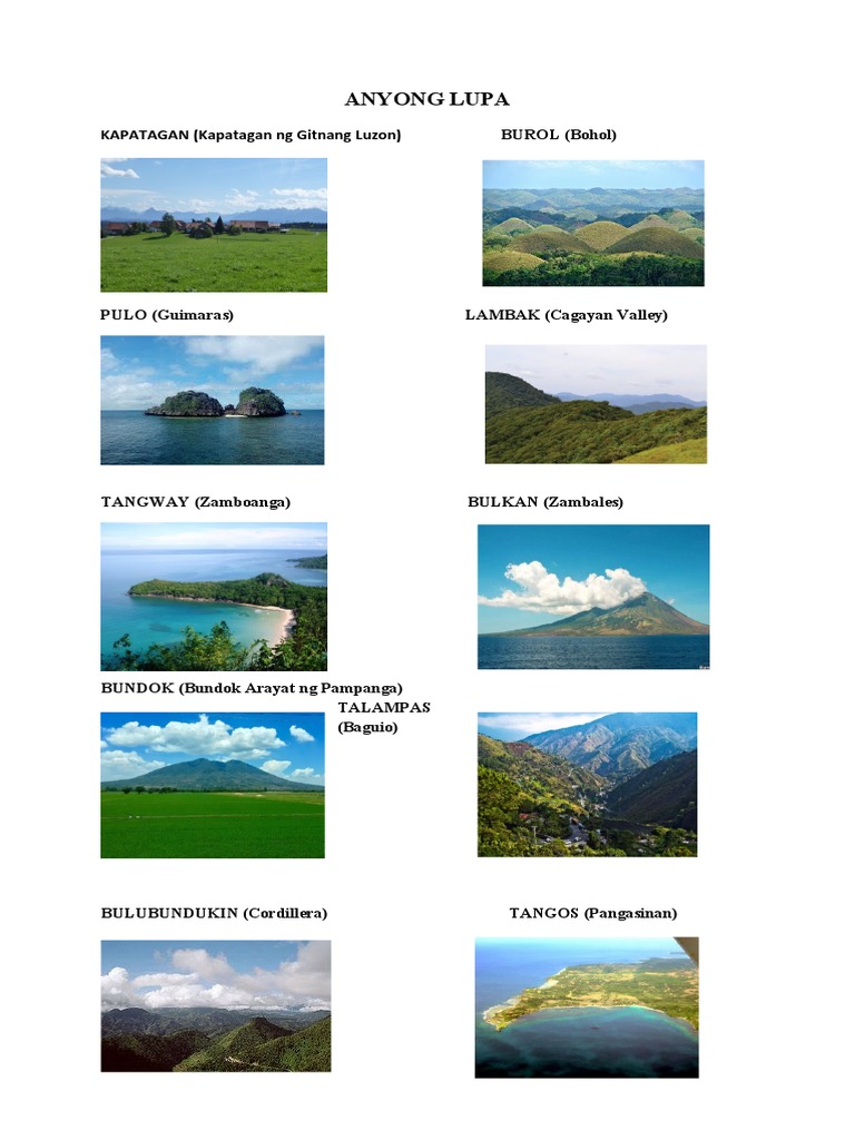 Bulubundukin Anyong Lupa