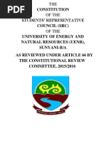ZCC Student Fellowship Constitution | PDF | Justice | Crime & Violence