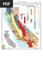 Simplified Geologic Map of California | PDF | Geology | Stratigraphy