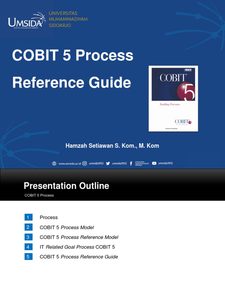Materi 10 COBIT 5 Process Reference Guide | PDF | Performance Indicator ...
