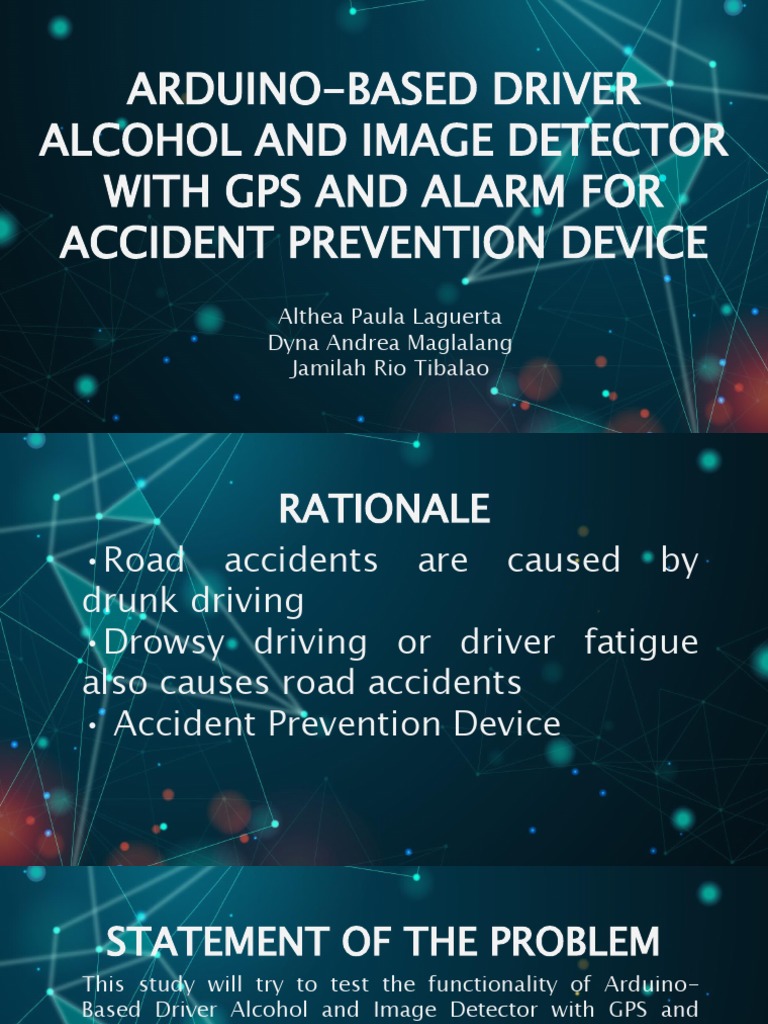 Arduino-Based Driver Alcohol and Image Detector With Gps and Alarm For ...