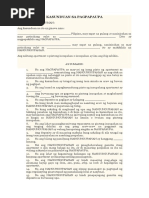 Contract of Lease Tagalog | PDF