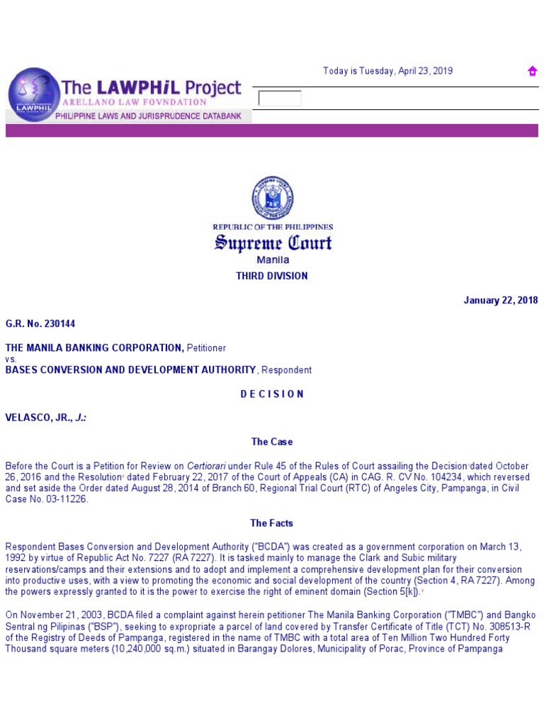 Just Compensation Right of Way | Download Free PDF | Real Estate ...