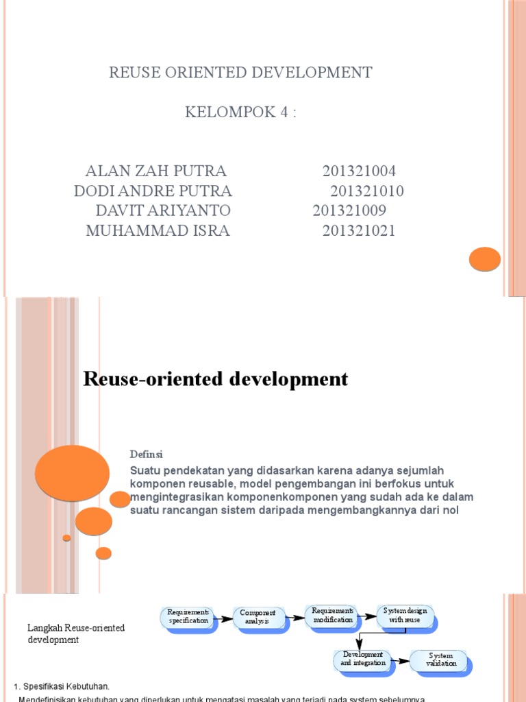 Reuse-Oriented Development Ok | PDF