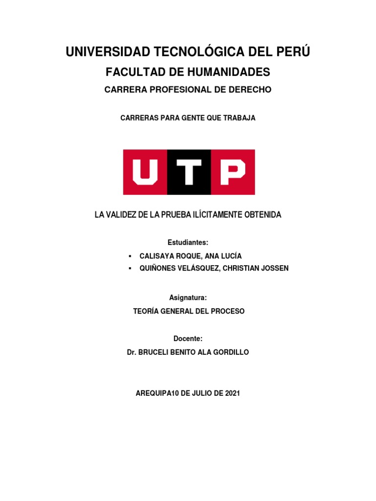 Tarea Académica (Diálogo Entre Autores) - La Validez de La Prueba ... Tarea Académica (Diálogo Entre Autores) - La Validez de La Prueba ...