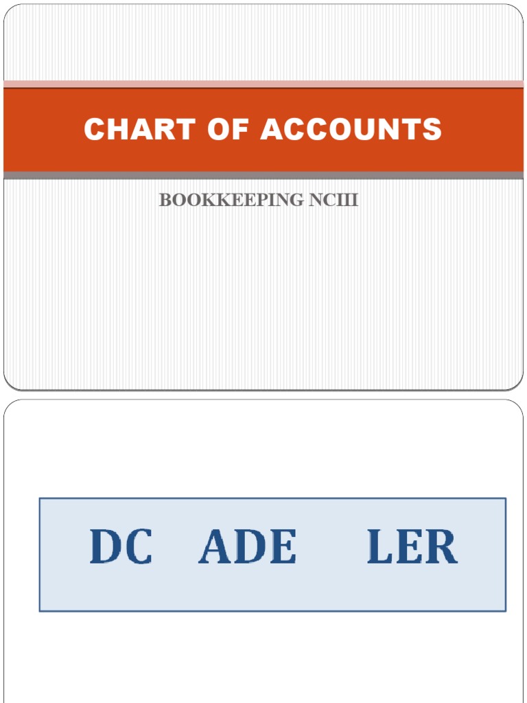 Chart of Accounts Tesda | PDF