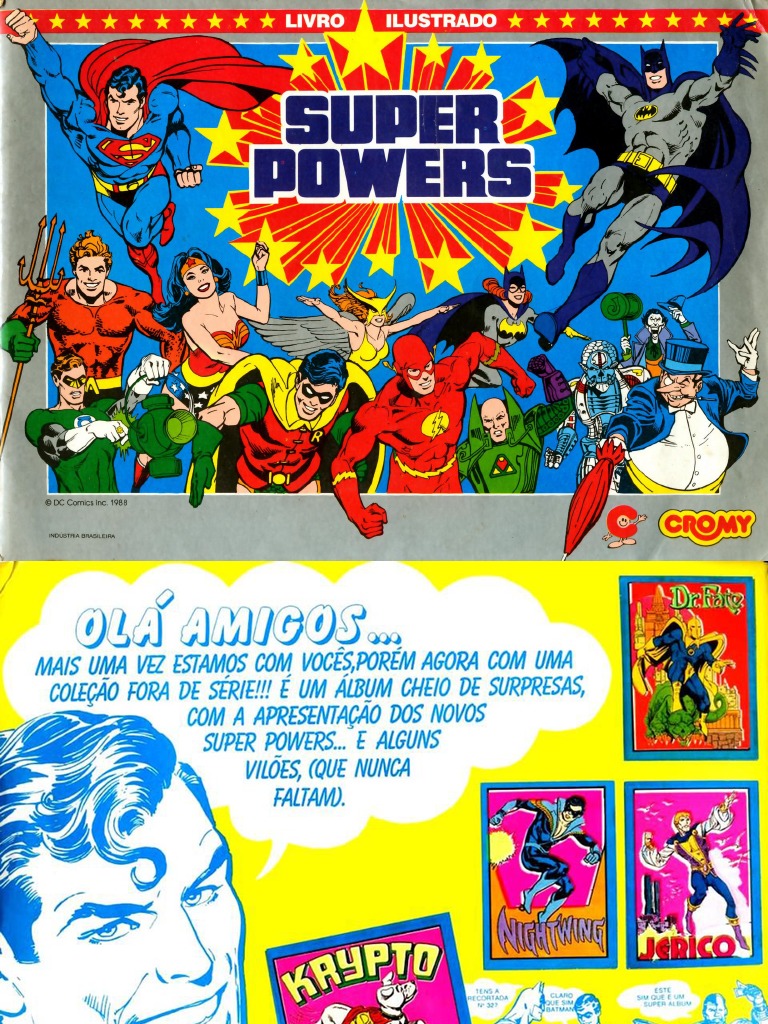 Album SuperPowers Editora Cromy | PDF