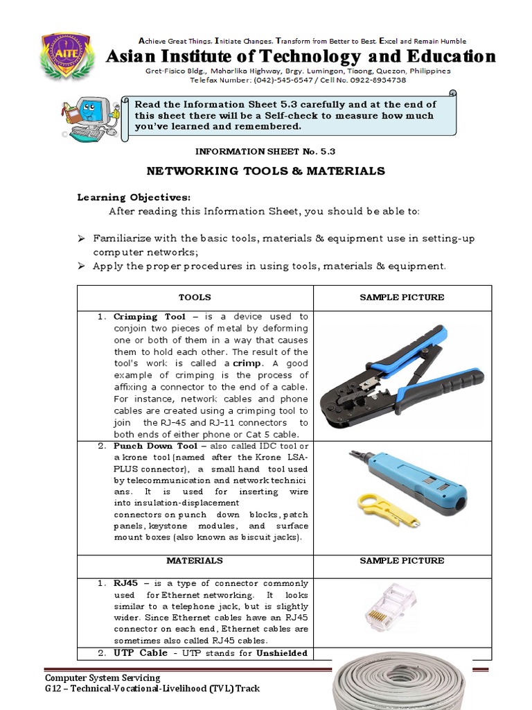 CSS - 05-Module 5.3 Networking Tools & Materials | PDF | Computer Network | Router (Computing)