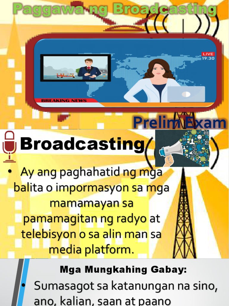 Paggawa NG Broadcasting Rubrics | PDF