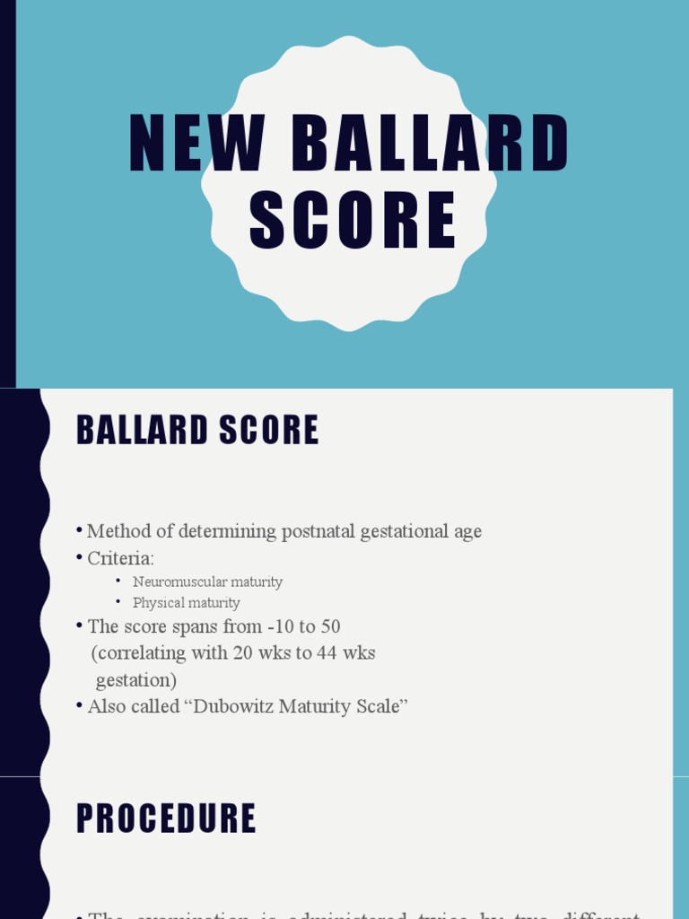 New Ballard Score | PDF | Anatomical Terms Of Motion | Labia