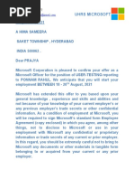 EY Offer Letter | PDF | Confidentiality | Employment